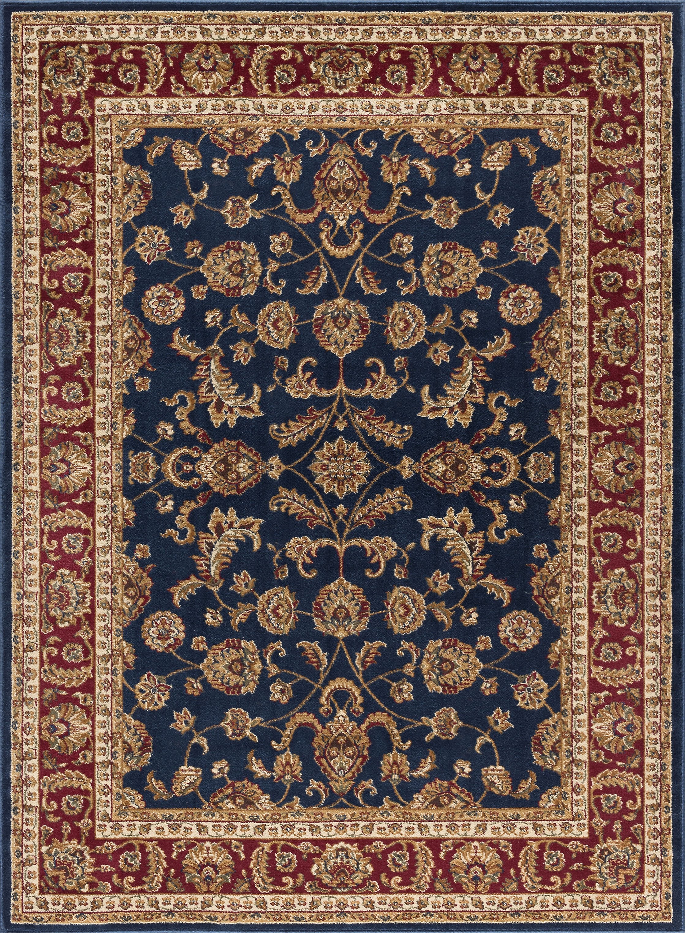 Tayse Border Area Rug SNS47-Sariya Transitional Cut Pile Indoor Polypr ...